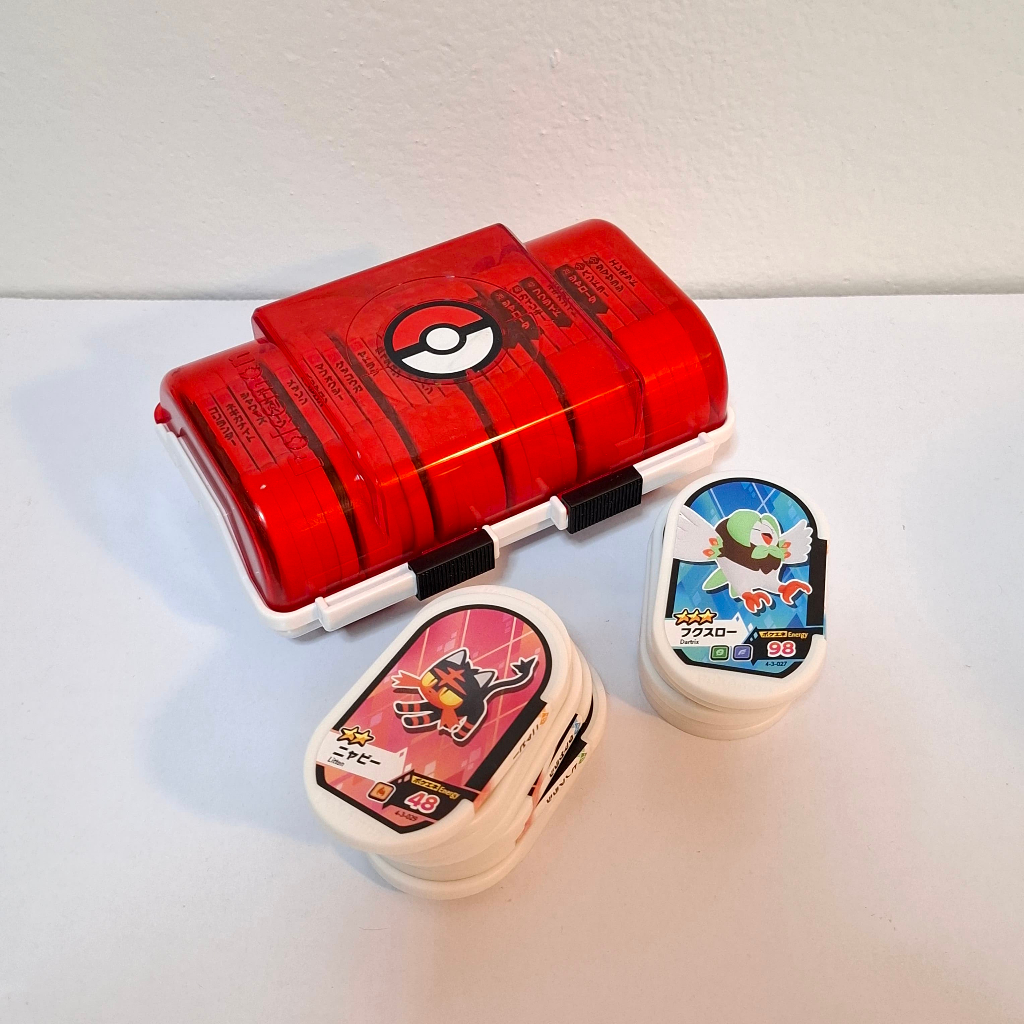 Pokemon MEZASTAR TAKARA TOMY Art.s Chips Game Card Chip Cabinet ...