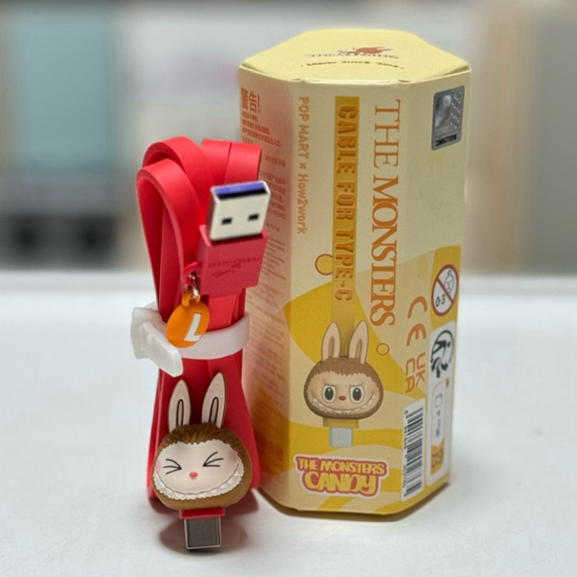 POP MART Labubu The Monsters Candy Series Cable Labooboo type C ...