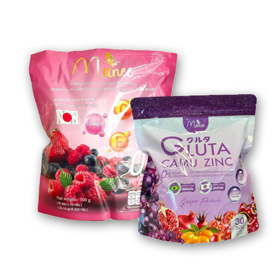 Manee Glutathione Collagen Antsie Gluta 30 Sachets. | Shopee Malaysia