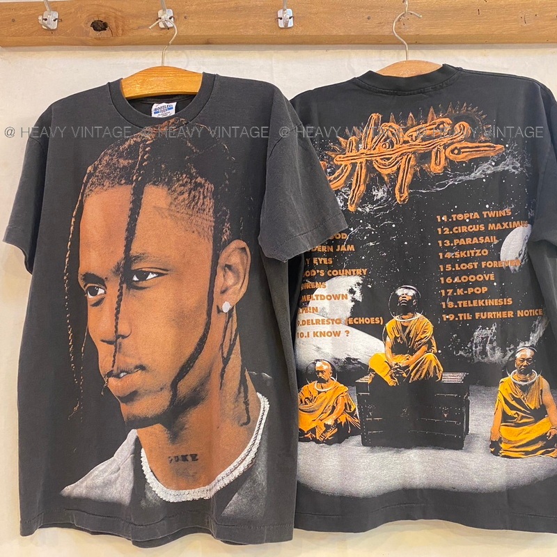 TRAVIS SCOTT JACK CACTUS Bootleg Label Authentic Bio-Screen Big Hip Hop ...
