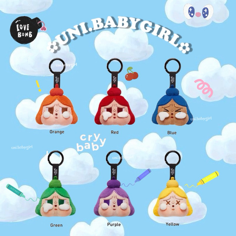 [Popmart] Crybaby Cheer Up Baby ! SERIES-Plush Pendant Blind Box ...