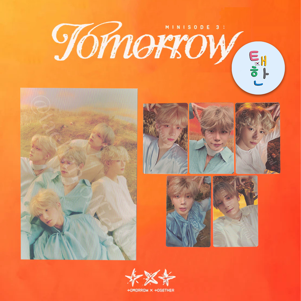 [TXT] PHOTOCARD EVENT Album ''minisode 3: TOMORROW'' (Weverse Shop POB ...