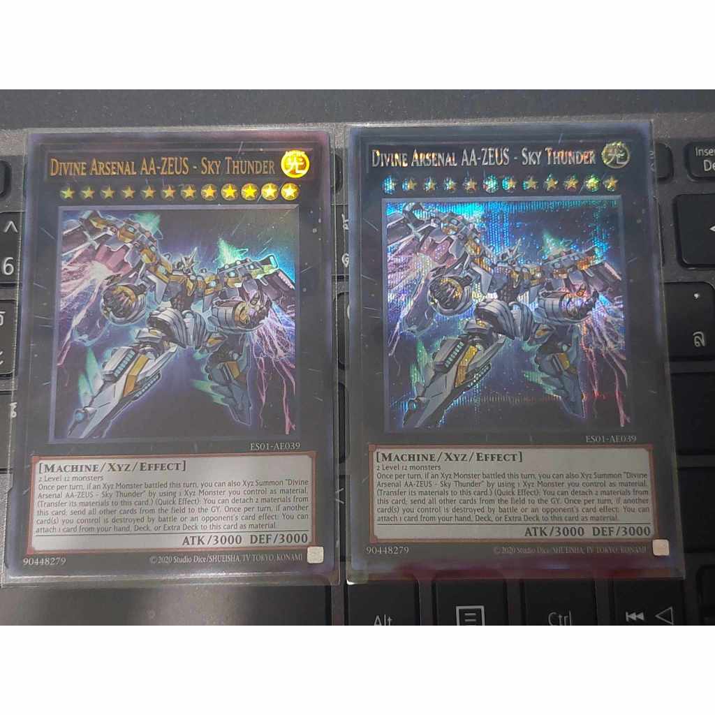 Yu-Gi-Oh Asia English: Divine Arsenal AA-ZEUS-Sky Thunder ES01-AE039 ...