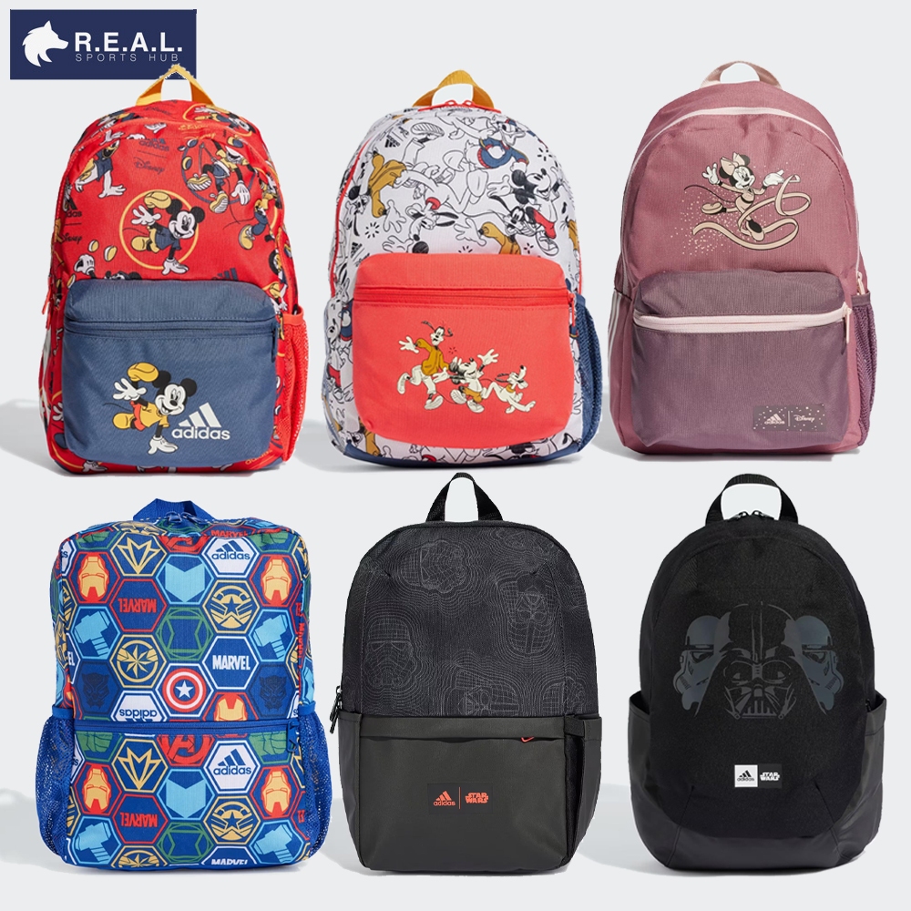 Adidas Backpack DISNEY'S MICKEY MOUSE/STAR WARS/MARVEL [IU4854 IU4861 ...
