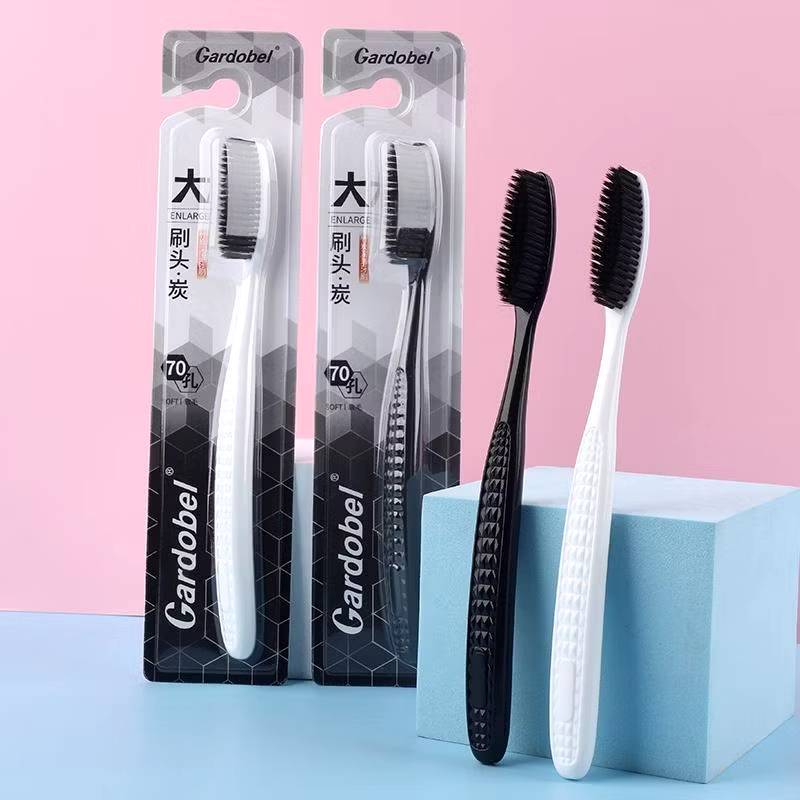 Gardobel Black Charcoal Korea Toothbrush (Soft Bristles) | Shopee Malaysia