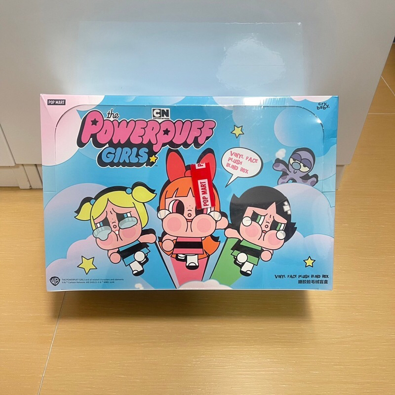 !! Random Box POPMART Crybaby x Powerpuff Girl Face Plush Keychain 1 ...