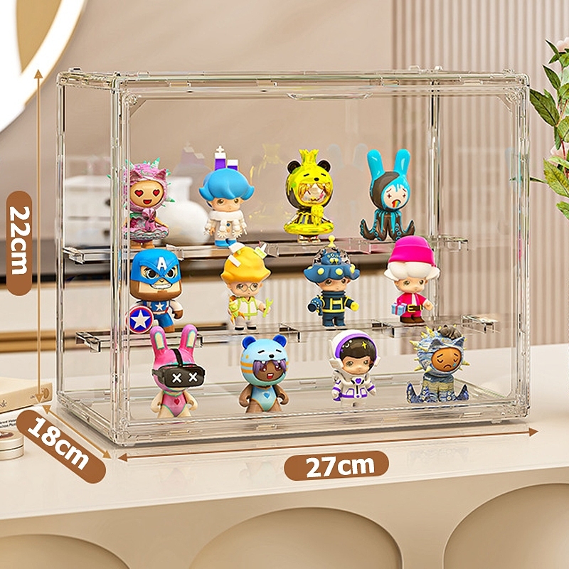 Storage Box Dollhouse Model Shelf Doll Display Cabinet Blind Series ...