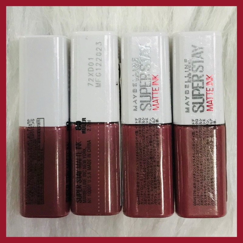 1 Maybelline Superstay matte ink mini Lip Color Number 80 Portable ...