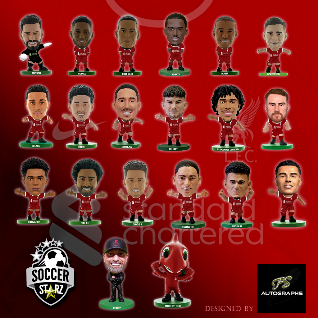 Liverpool FC SoccerStarz Footballer Model Original Copyright From 2023/ ...