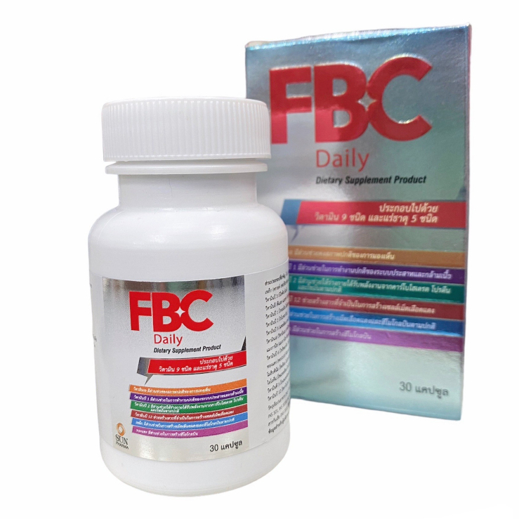 FBC Daily 30 Cap 30 Capsules 9 Vitamins And 5 Minerals (Sun Pharma) | Shopee Malaysia