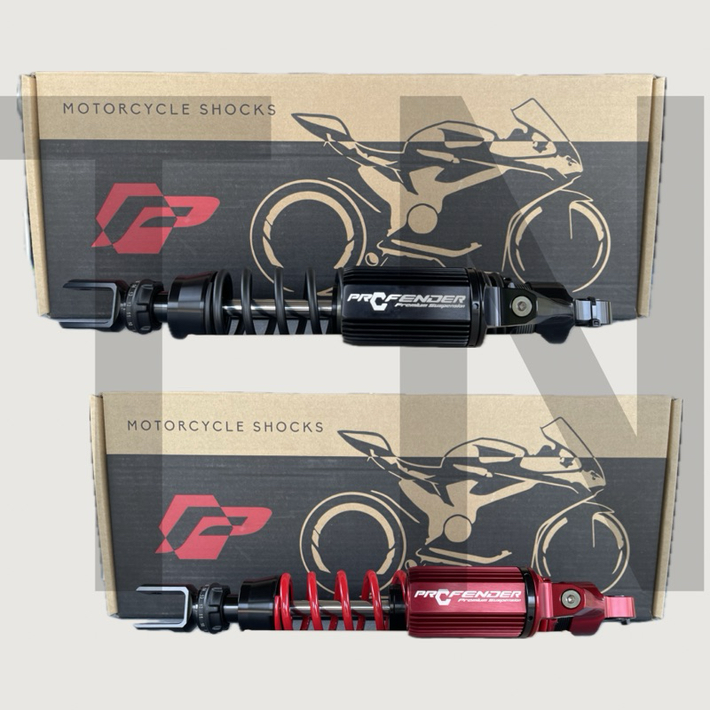 PROFENDER Rear Shock Models AIR SERIES And X Available In Red Black ...