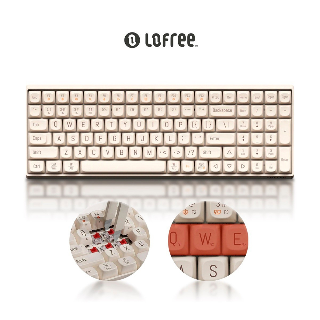 Lofree Mechanical Dot wireless Bluetooth Keyboard Touch Welding ...
