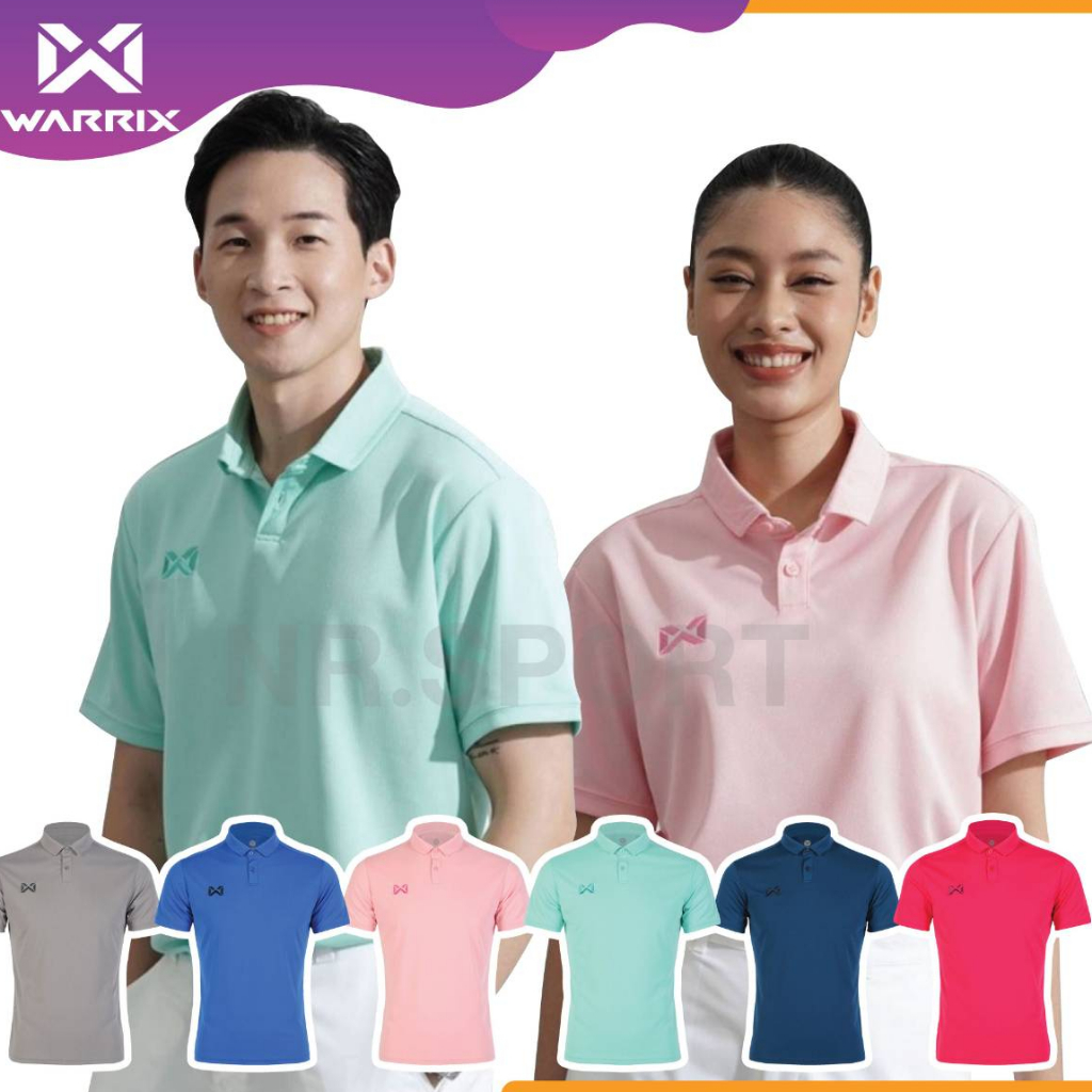 WARRIX Polo Shirt 232PLACL34 Beautiful Sports Can Be Worn By Both Men And Women. | Shopee Malaysia