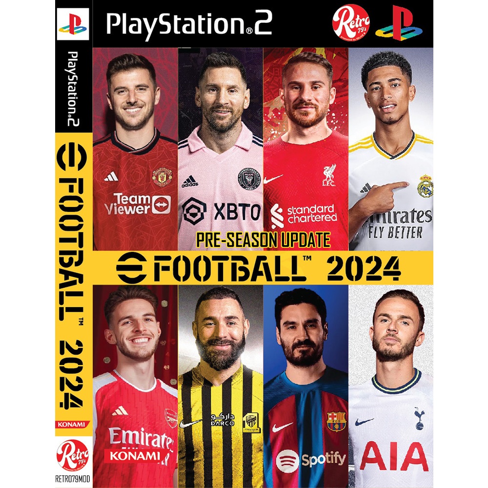 PS2 Game Disc E football 2024-PRE SEASON UPDATE-PES 2024 EFOOTBALL ️ ...
