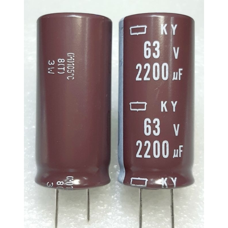 Nippon Chemi-Con KY 2200uf 63v Capacitor | Shopee Malaysia