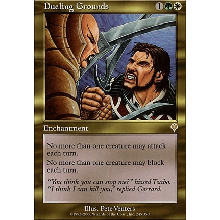 Dueling Grounds Condition EX Card Magic The Gathering From Invasion Set ...