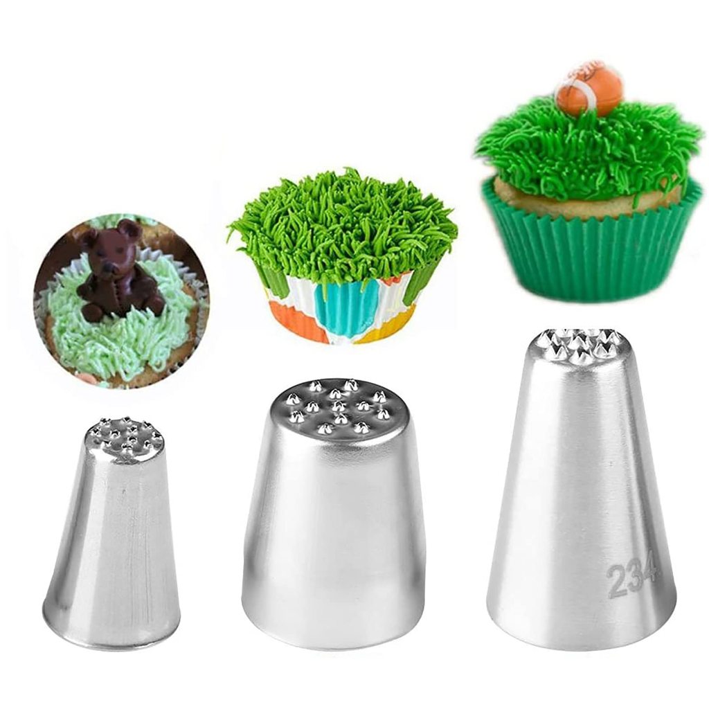 Russian Stainless Steel Piping Tips Set Falling Hose Decorating Baking ...