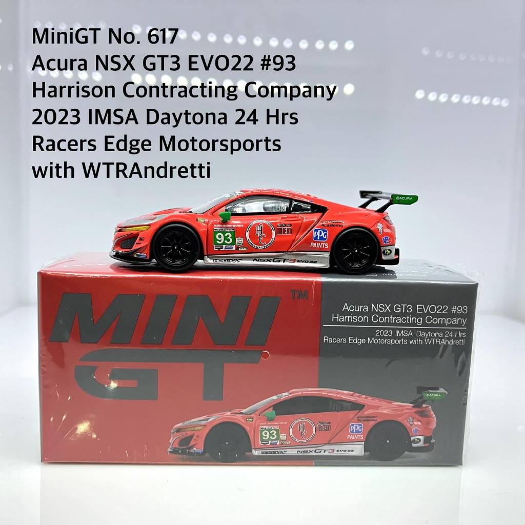 Mini GT No. 617-L Acura NSX GT3 EVO22 93 Harrison Contracting Company ...