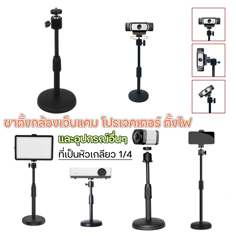 (IP2030)Webcam /IP Cam/Camera Tripod 1/4 Thread Head Stand (Camera Not ...