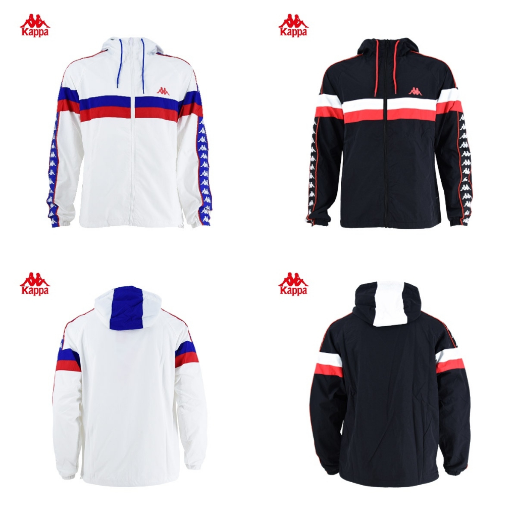 Kappa Jacket Model 222 BANDA BELLAGIO (GA10AA) White Black Tag | Shopee ...