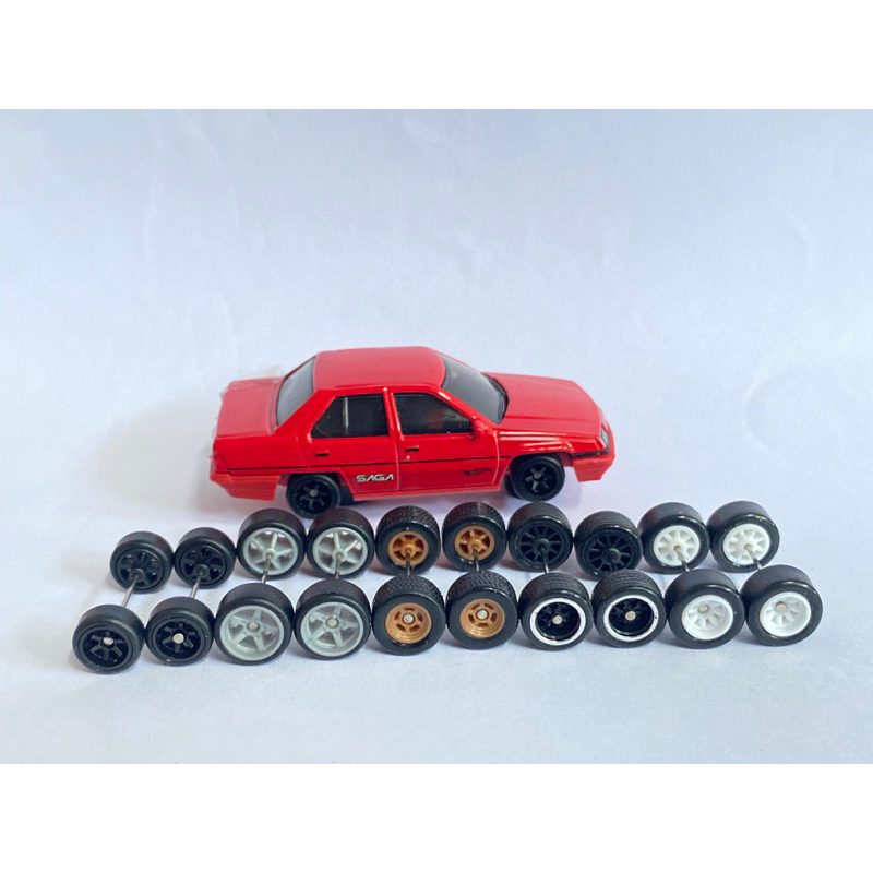 1:64 Rubber Wheels For Hot Proton Saga (Or Others) | Shopee Malaysia