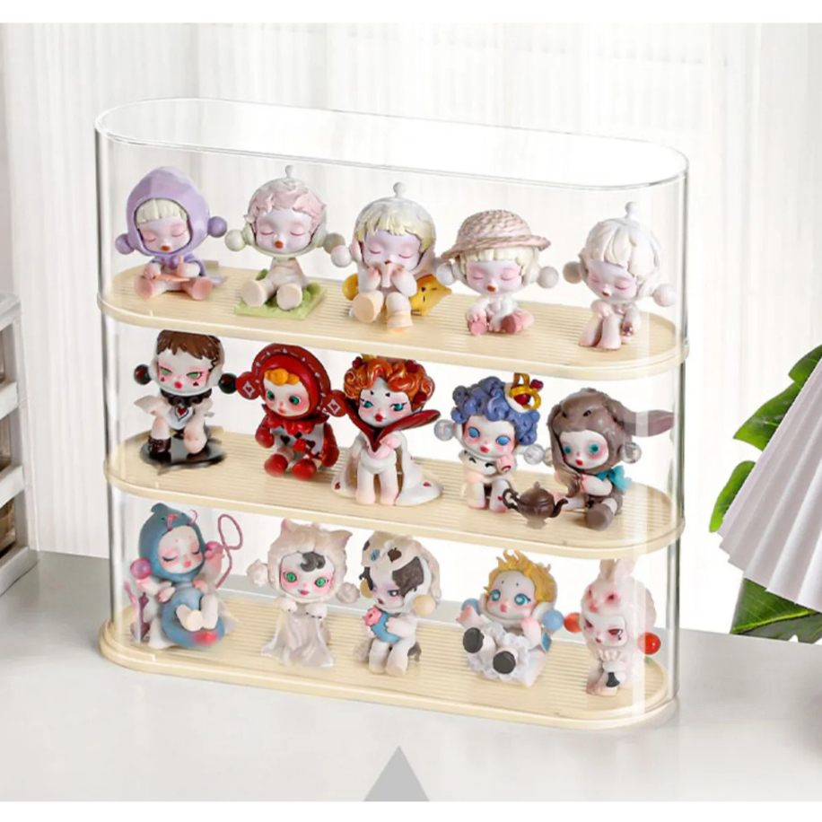 Model Storage Box Shelf Cabinet Clear Acrylic Display Figure Popmart ...
