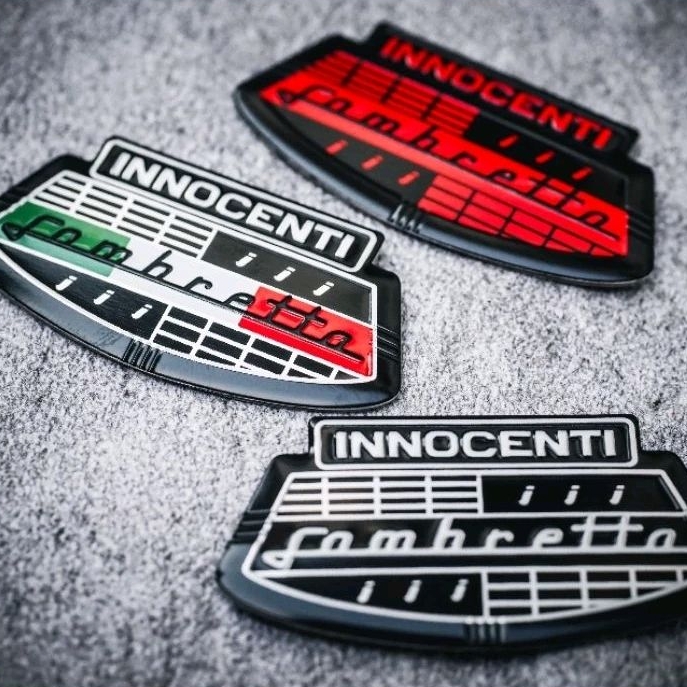 Popular!! Innocenti Lambretta G350 V200 V125 Metal Plate Beautiful ...