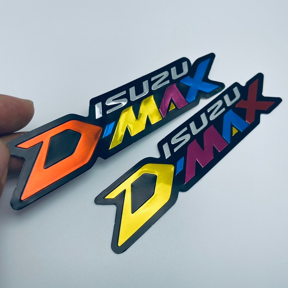 Isuzu Dmax Sticker (2pcs) D-Max All New 3D Embossed Stamping Car ...