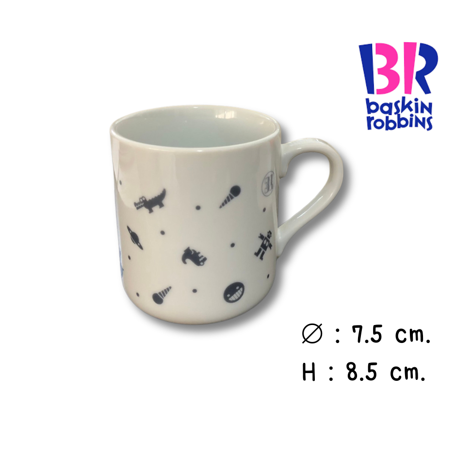 Baskin-Robbins Coffee Cup/Mug Baskin's Around Bins With A Cute Little ...