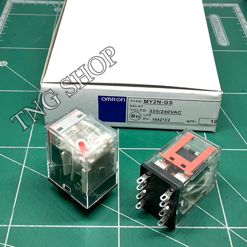 Relay MY2N-GS omron 12VDC 24VDC 24VAC 220-240VAC (New) Product Exported Every Day | Shopee Malaysia