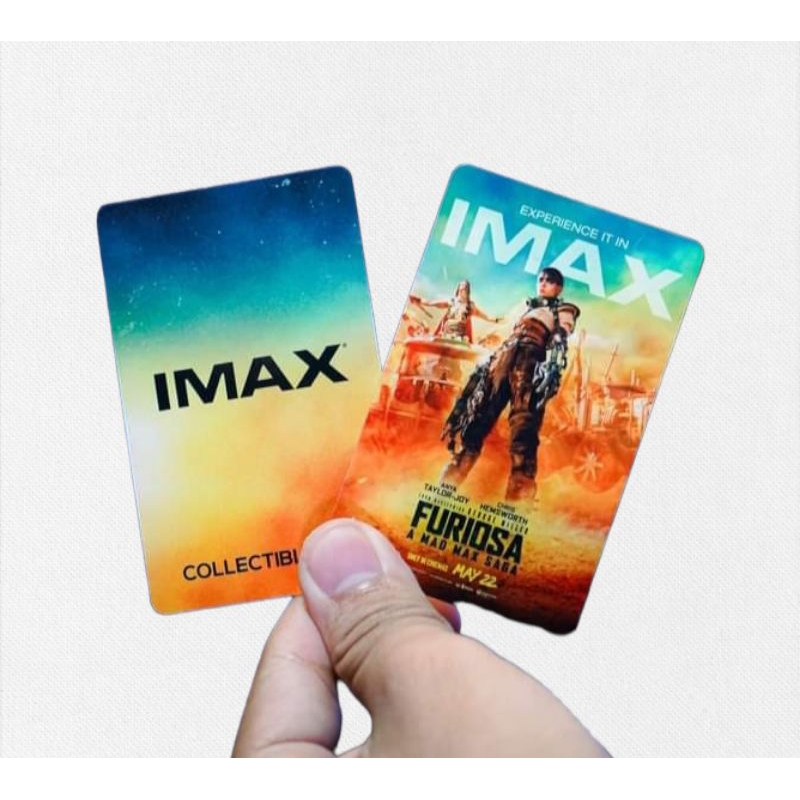 Solid Card IMAX Collectible Furiosa A Mad Max Saga Epic Map Genuine ...