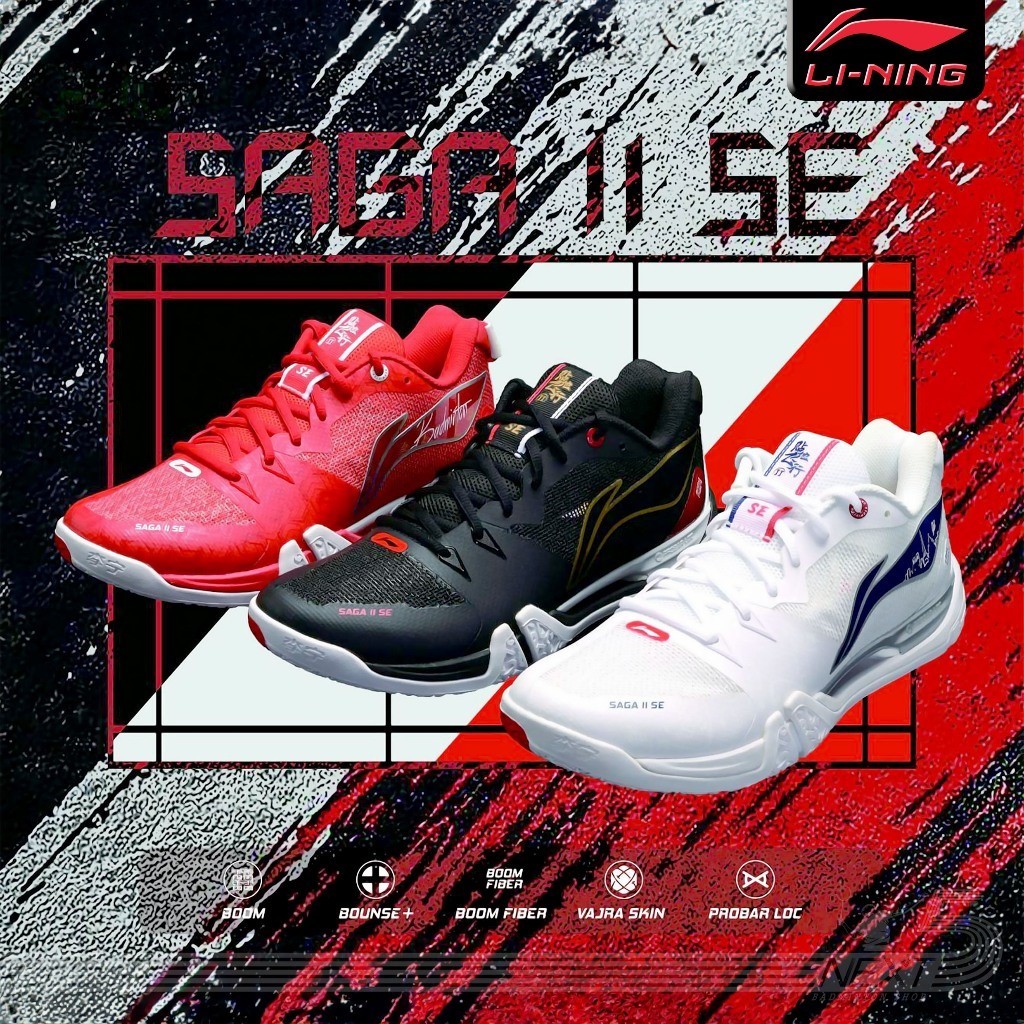 Li-Ning Badminton Shoe: SAGA SE II 2024 | Shopee Malaysia