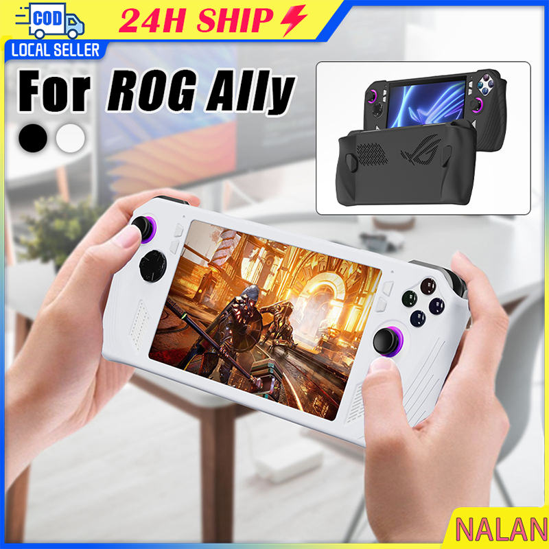 rog ally Case Soft Shockproof Accessories White Black | Shopee Malaysia