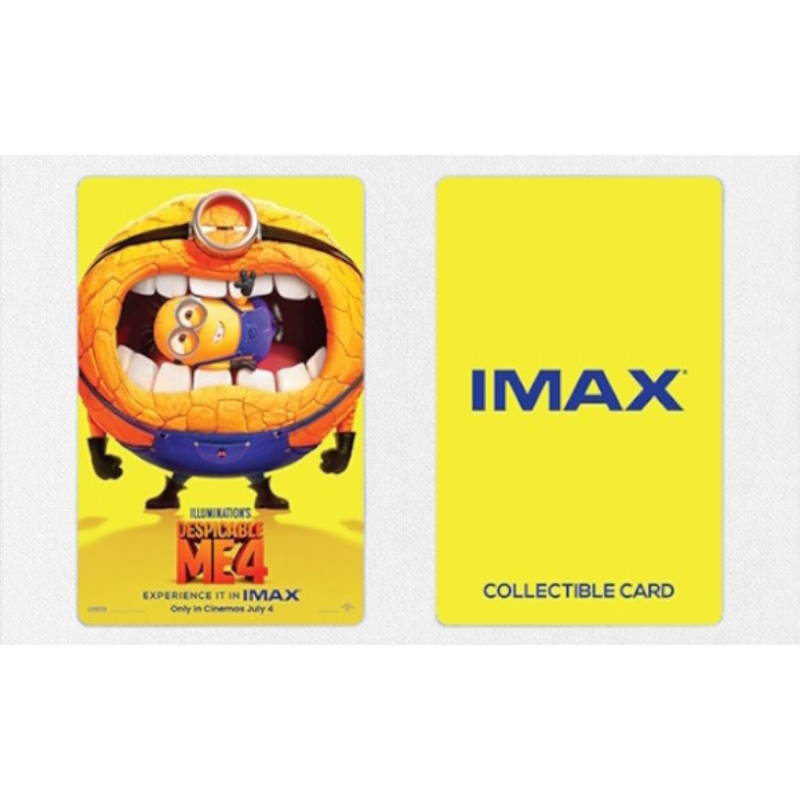 Hard Card Collectible IMAX Despicable Me 4 Mr. Whips Breakable 4 ...