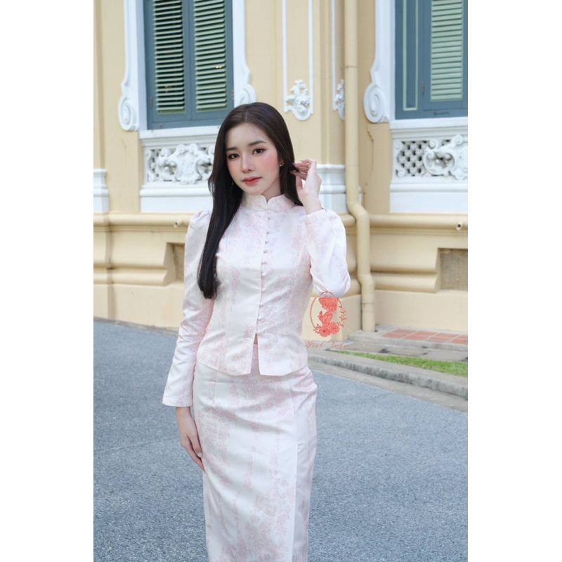 NEW ARRIVAL Tag: Pink Lady Detail : Shirt + Skirt Chitralada Dress To ...