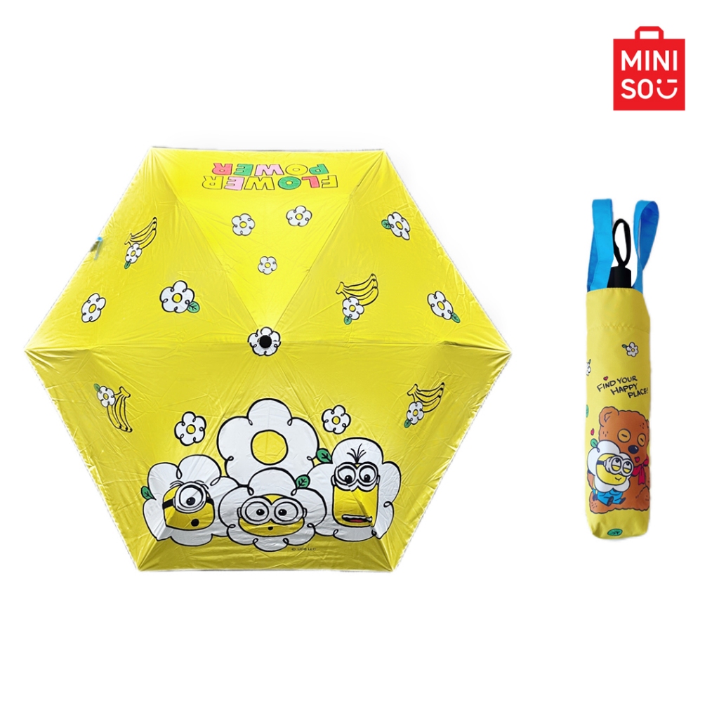 MINISO Rain Umbrella Parasol Daisy Minions Collection | Shopee Malaysia