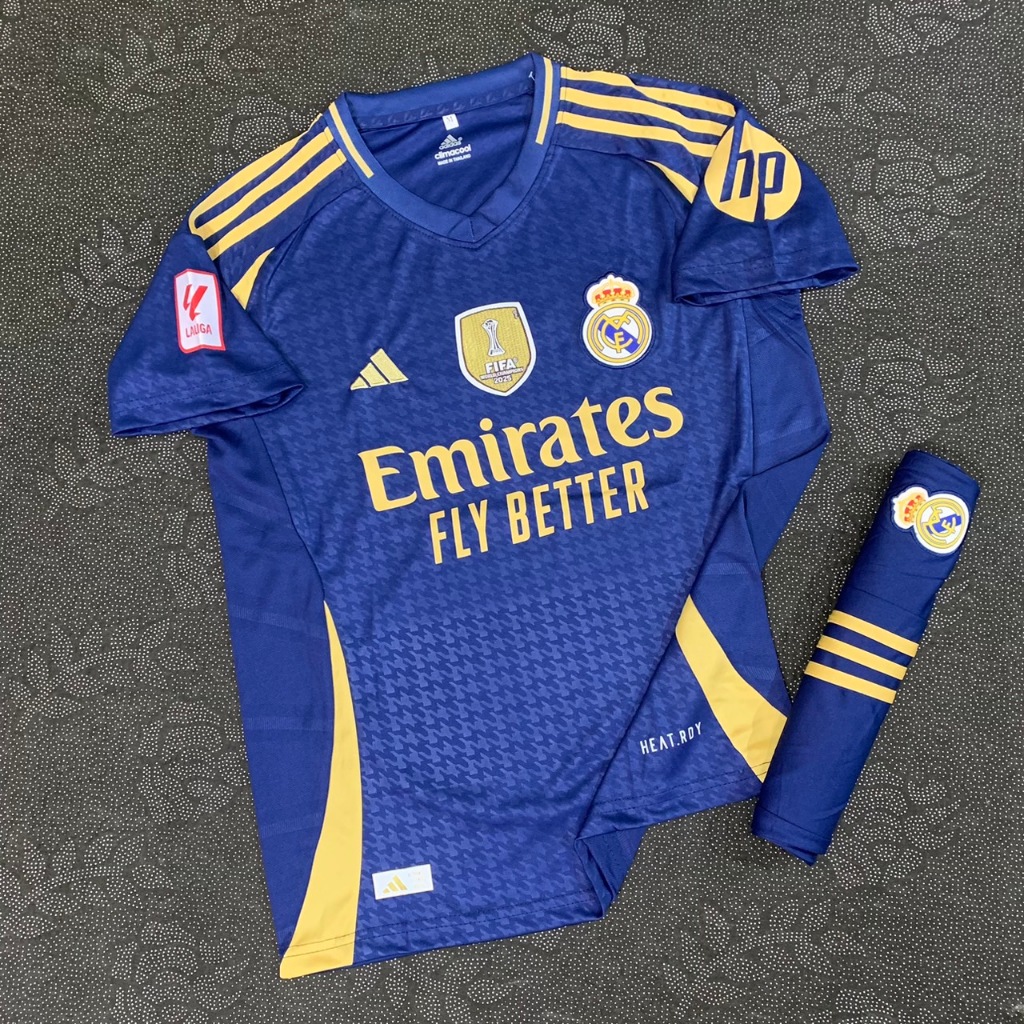 !! Real Madrid Football Jersey Third Kit Fans Grade 2024/25 Full Option ...