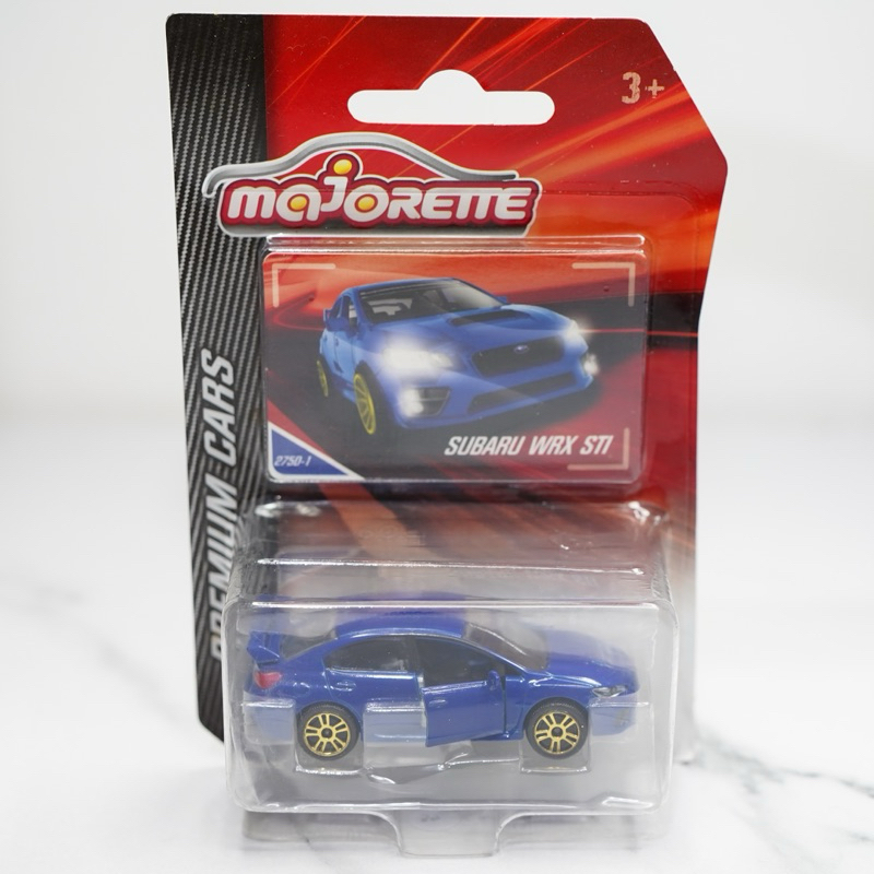 Majorette Diecast Model Car Pack Subaru WRX STI Blue Gold Wheel ...