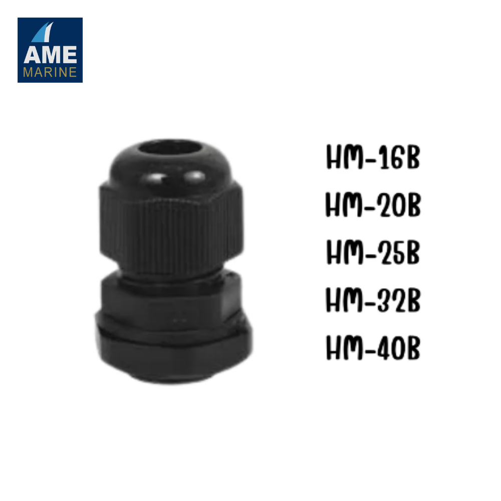 Haco Cable Gland Grand Spiral Lock Black Glands Waterproof | Shopee ...