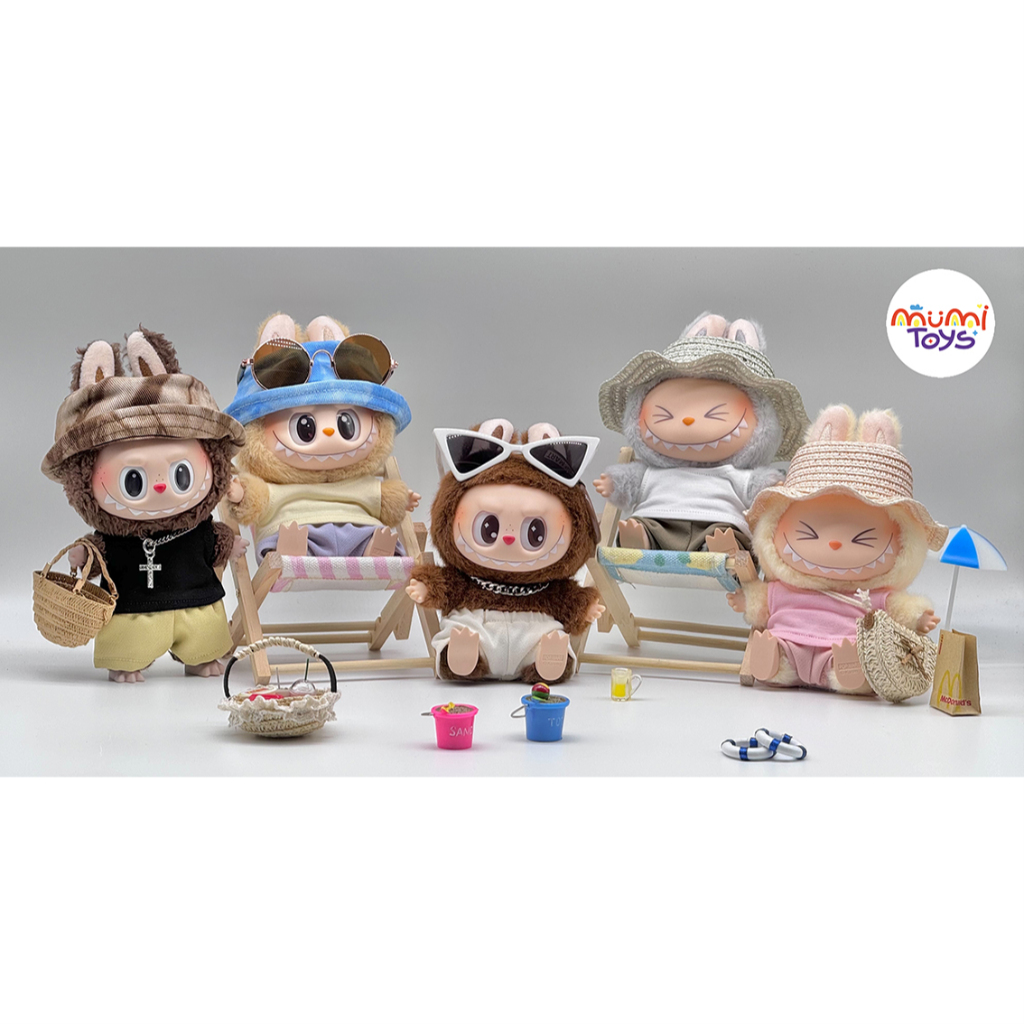 Set labubu V1-V2 1-2 Days To Pastel Color Cute Comfortable Wear ...