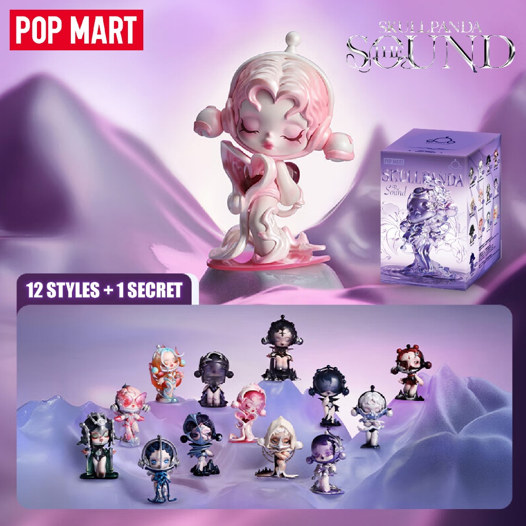 POP MART SKULLPANDA Sound series Random box (Dip Type) Wins Secret 1 ...