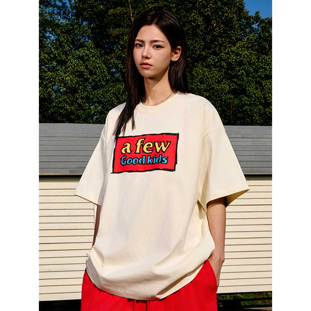 TOP Letter Print Popular Brand Oversized T-Shirt "AFEW" High Quality ...