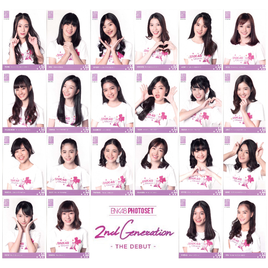 [Comp][2/2] BNK48 cover Version 2 Debut Photoset 2nd generation Comp ...