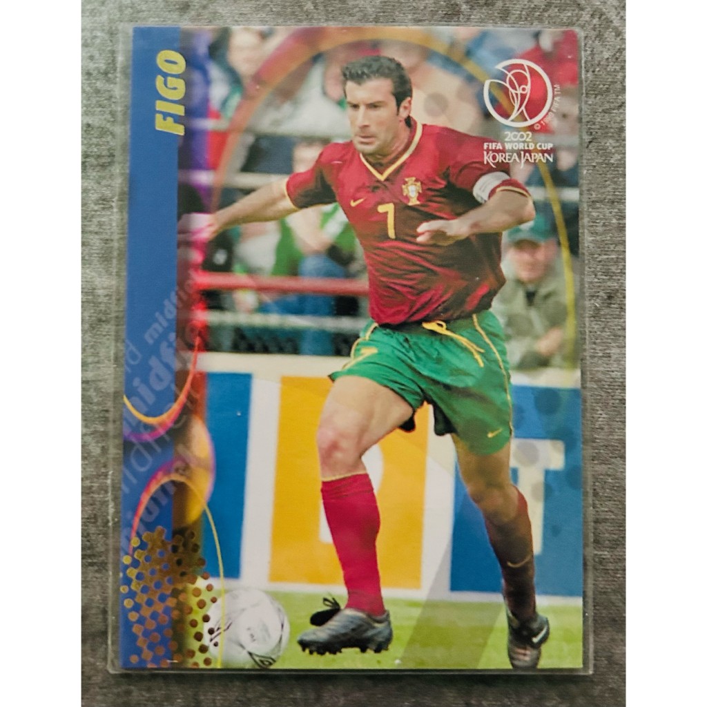 Football Player Card : Luis Figo Fifa World Cup 2002 (Rare) | Shopee ...
