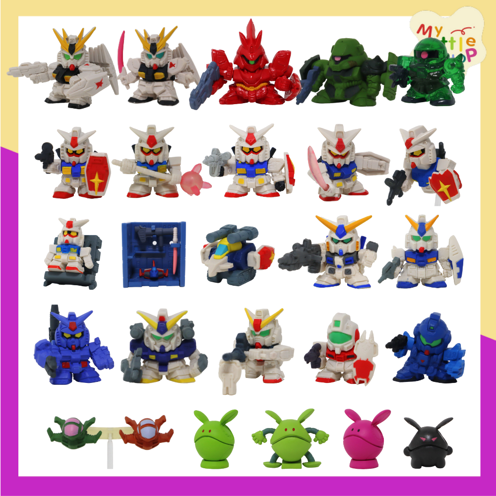 Mini Gundam Gashapon Bandai SD Full Color UC Vol.2 Authentic | Shopee ...