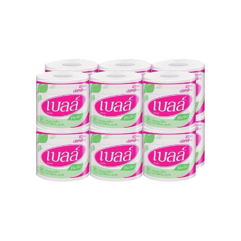 Belle Toilet Tissue 1 Pack (Single Roll x12 Rolls) | Shopee Malaysia