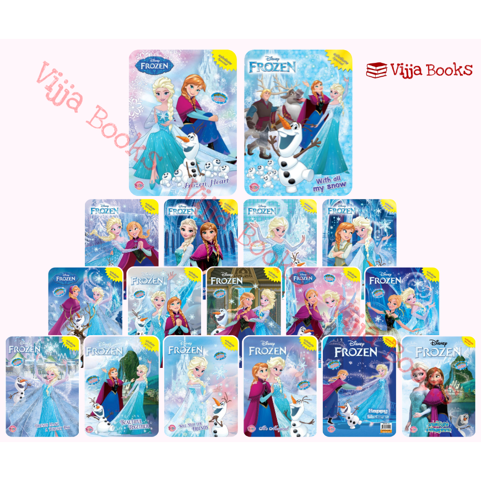 FROZEN Activity Book Story Coloring And Skills Training Game Disney ...