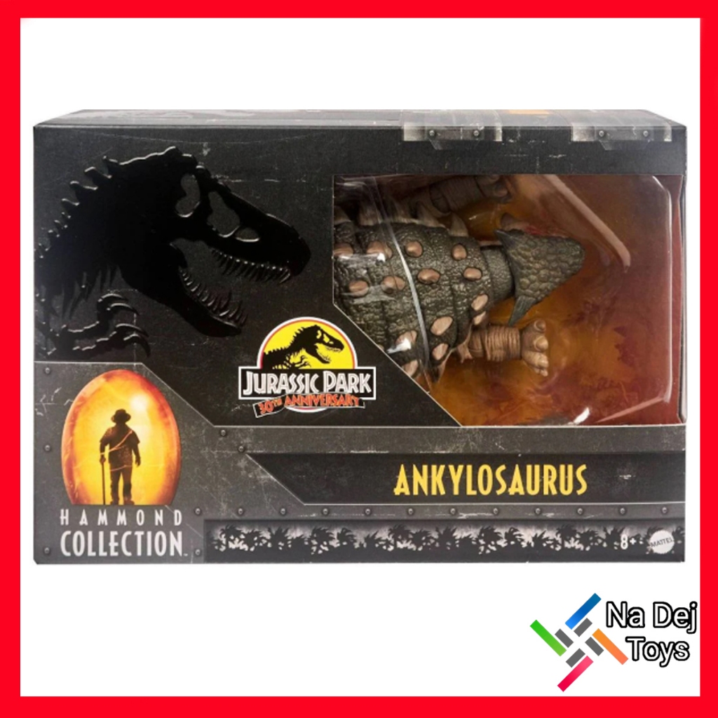 Mattel Jurassic World Hammond Collection Ankylosaurus 6" Figure ...