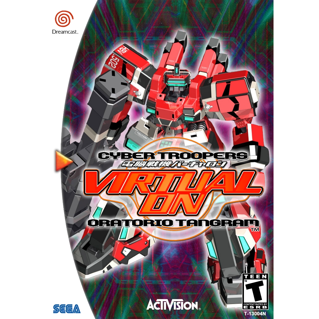 DreamCast-Cyber Troopers VIRTUAL-ON oratorio tangram // 3D Battle Action Shooting From Arcade ...