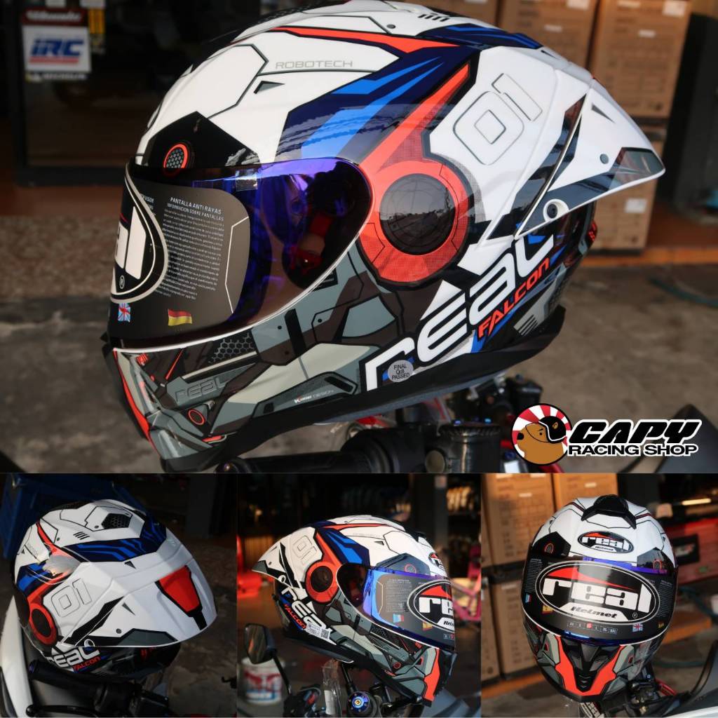 real helmet Full Face Model Falcon 2025 Robotech CYBER Victory ...